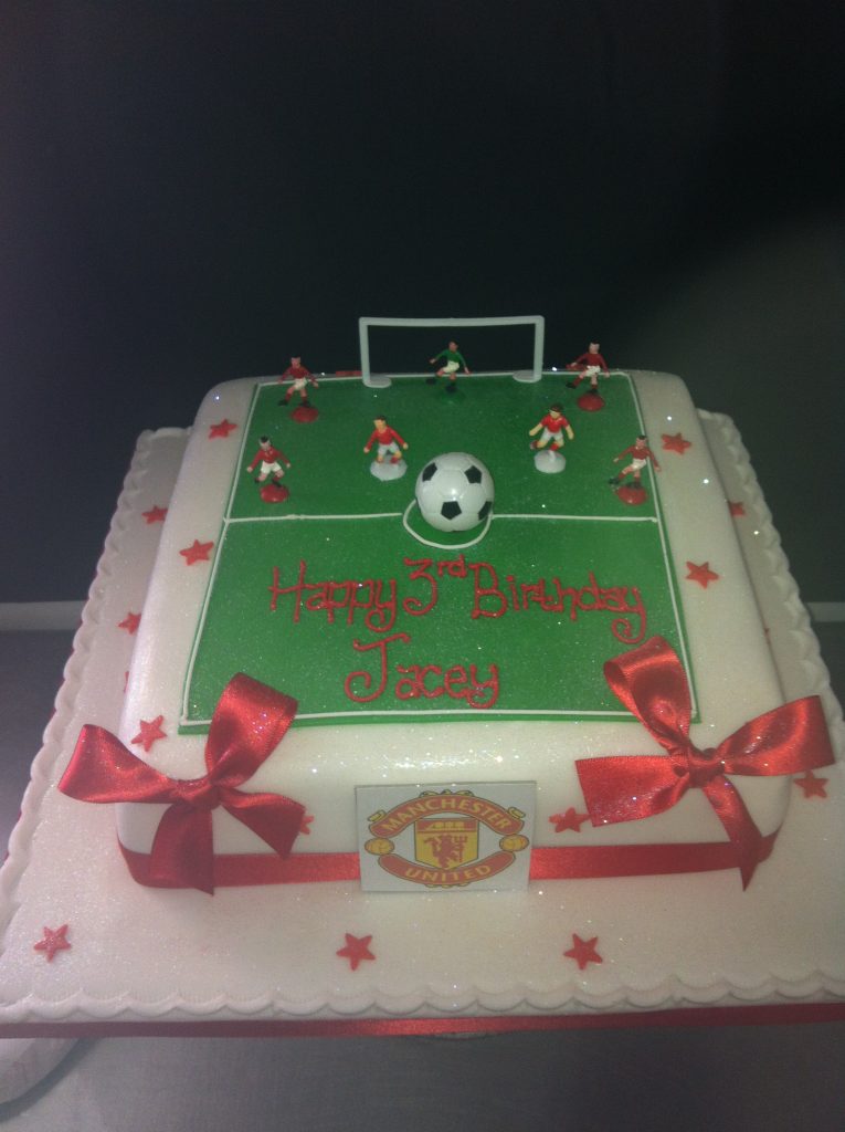 Football Pitch Cake - Peter Herd